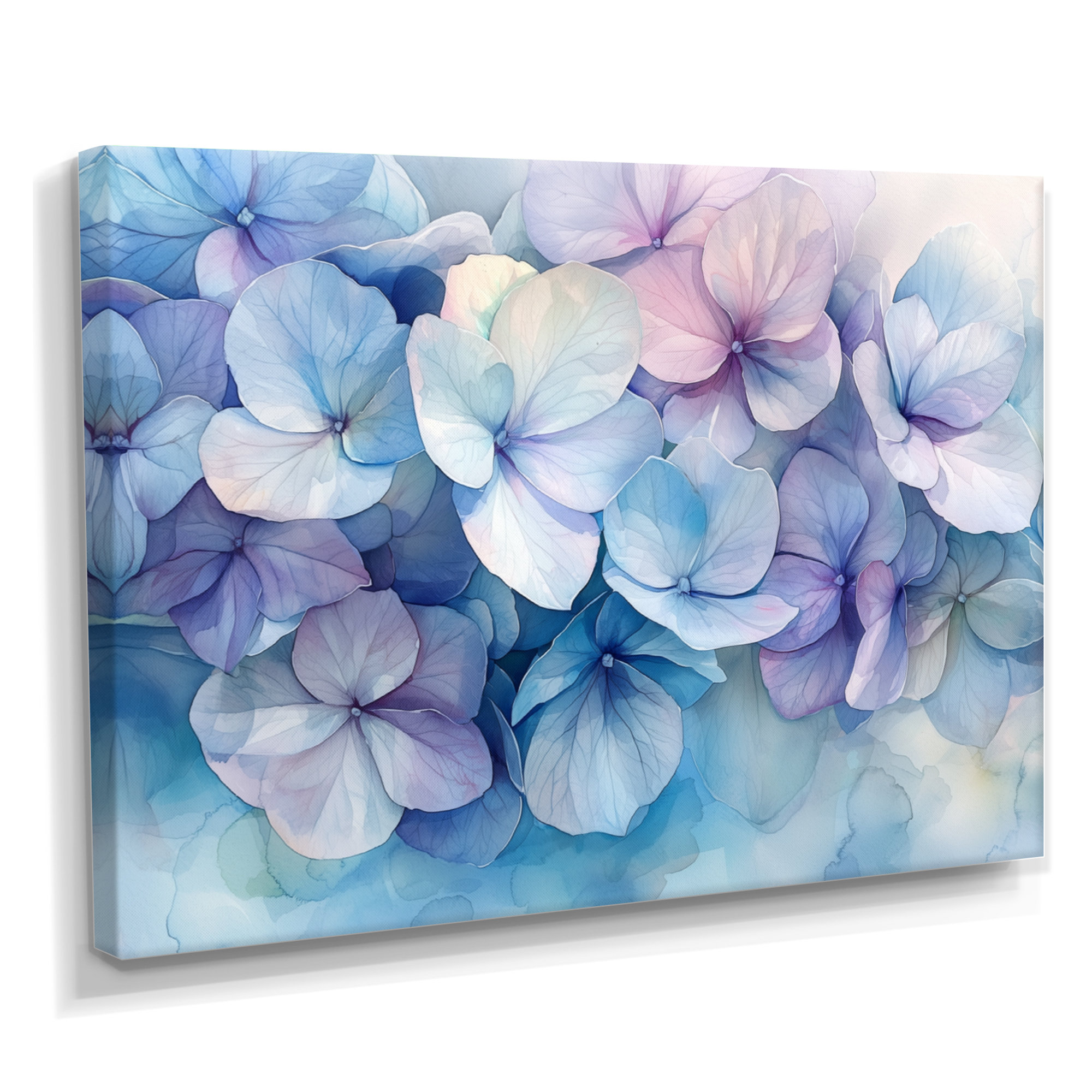 Lark Manor™ Indae Hydrangea In Watercolor Wash Of Purple Ink II ...
