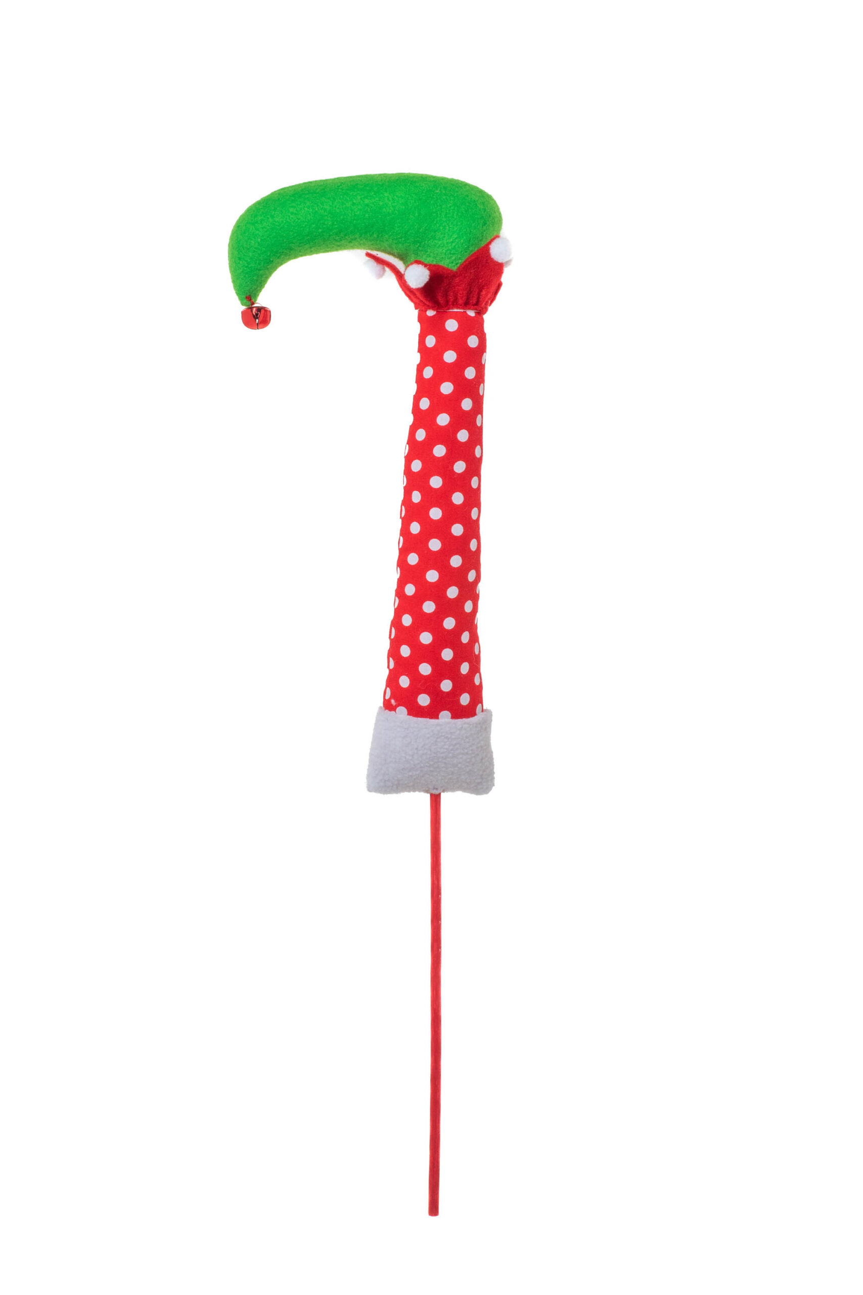The Holiday Aisle® Genavive Dotted Elf Boot Pick | Wayfair