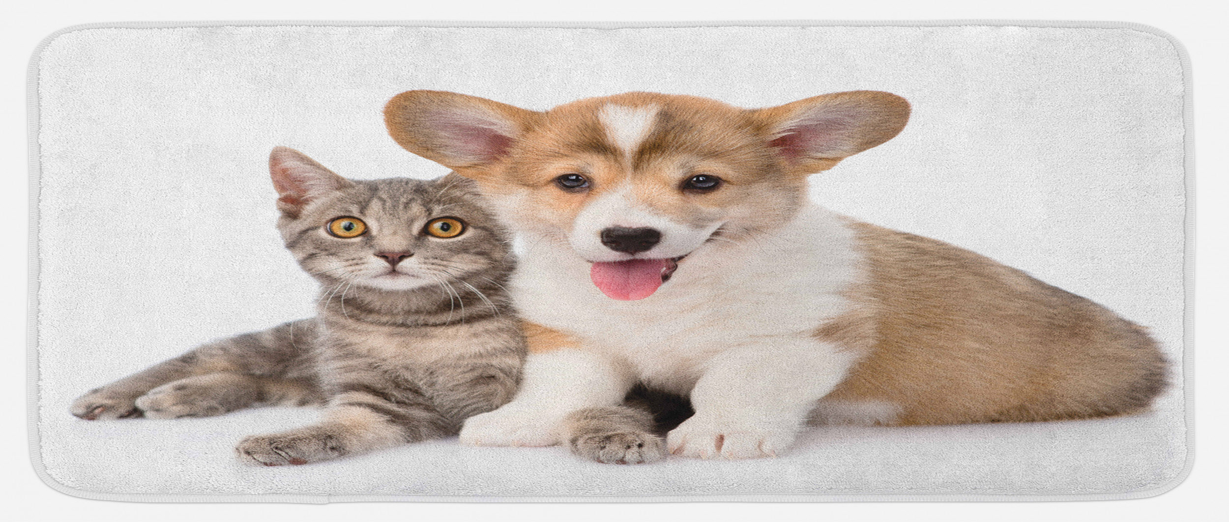 East Urban Home Corgi Kitchen Mat | Wayfair