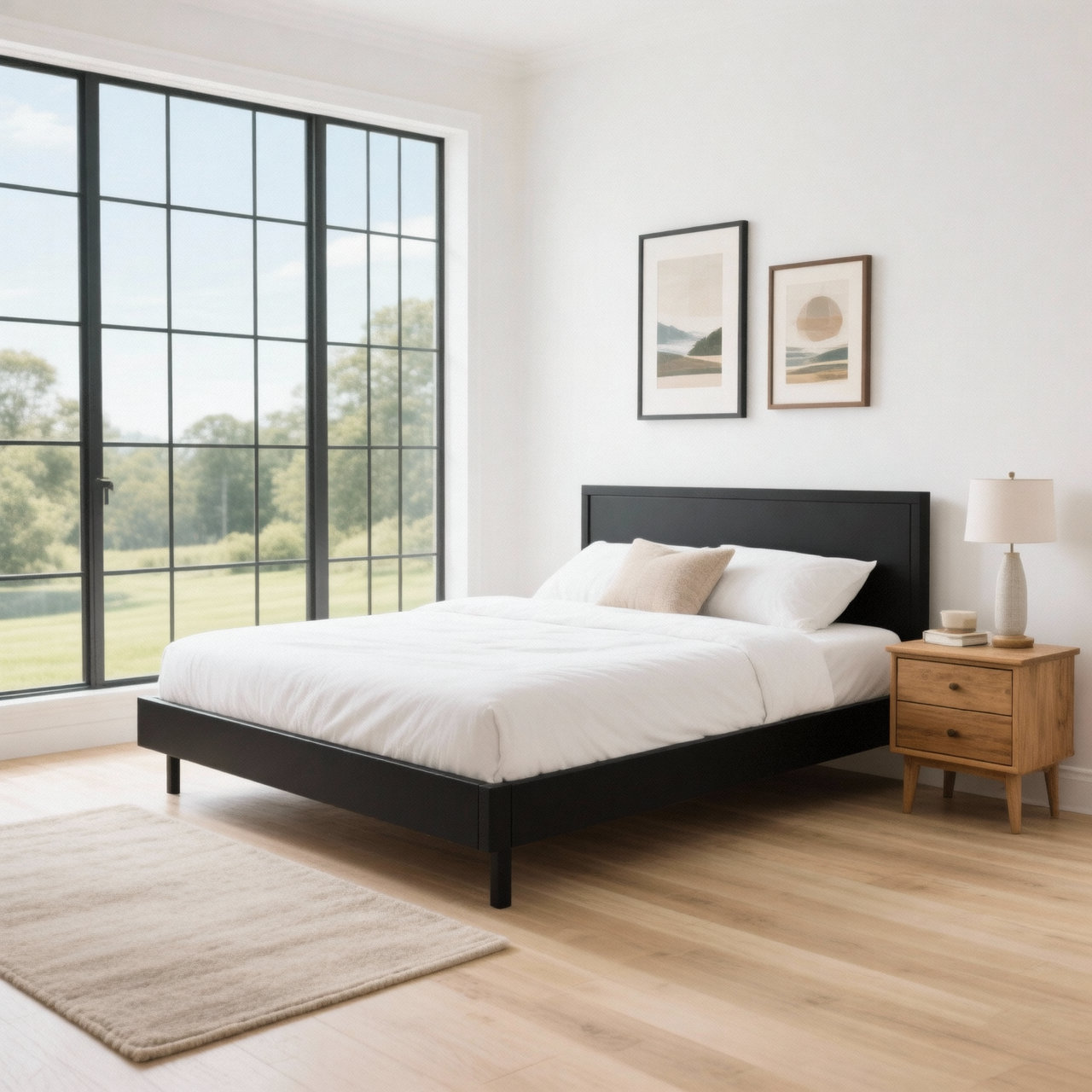 Latitude Run® Kaia Twin Bed Base, Headboard -Smokey Oak - Wayfair Canada