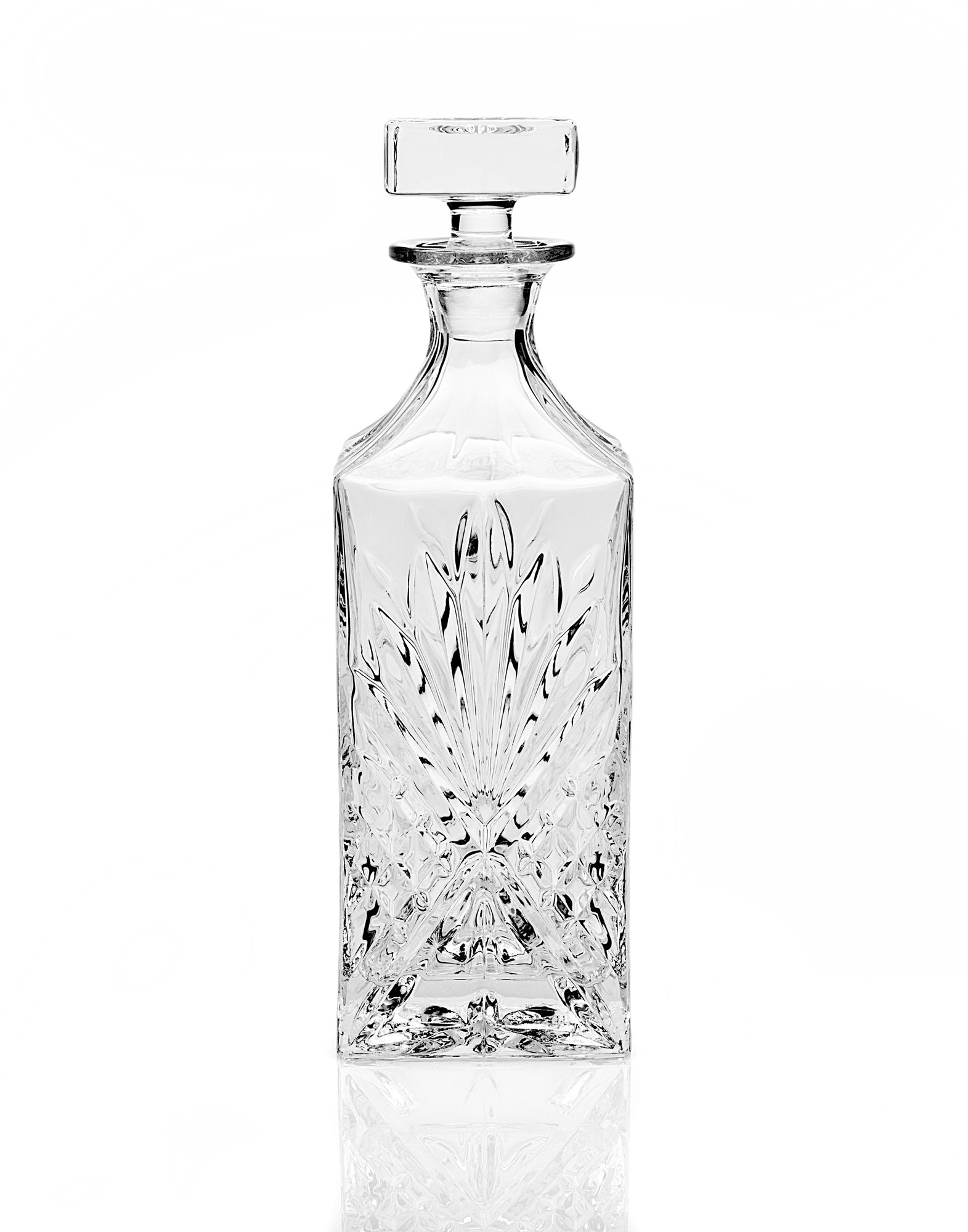 Godinger Silver Art Co Dublin Crystal Whiskey Decanter 24oz & Reviews ...