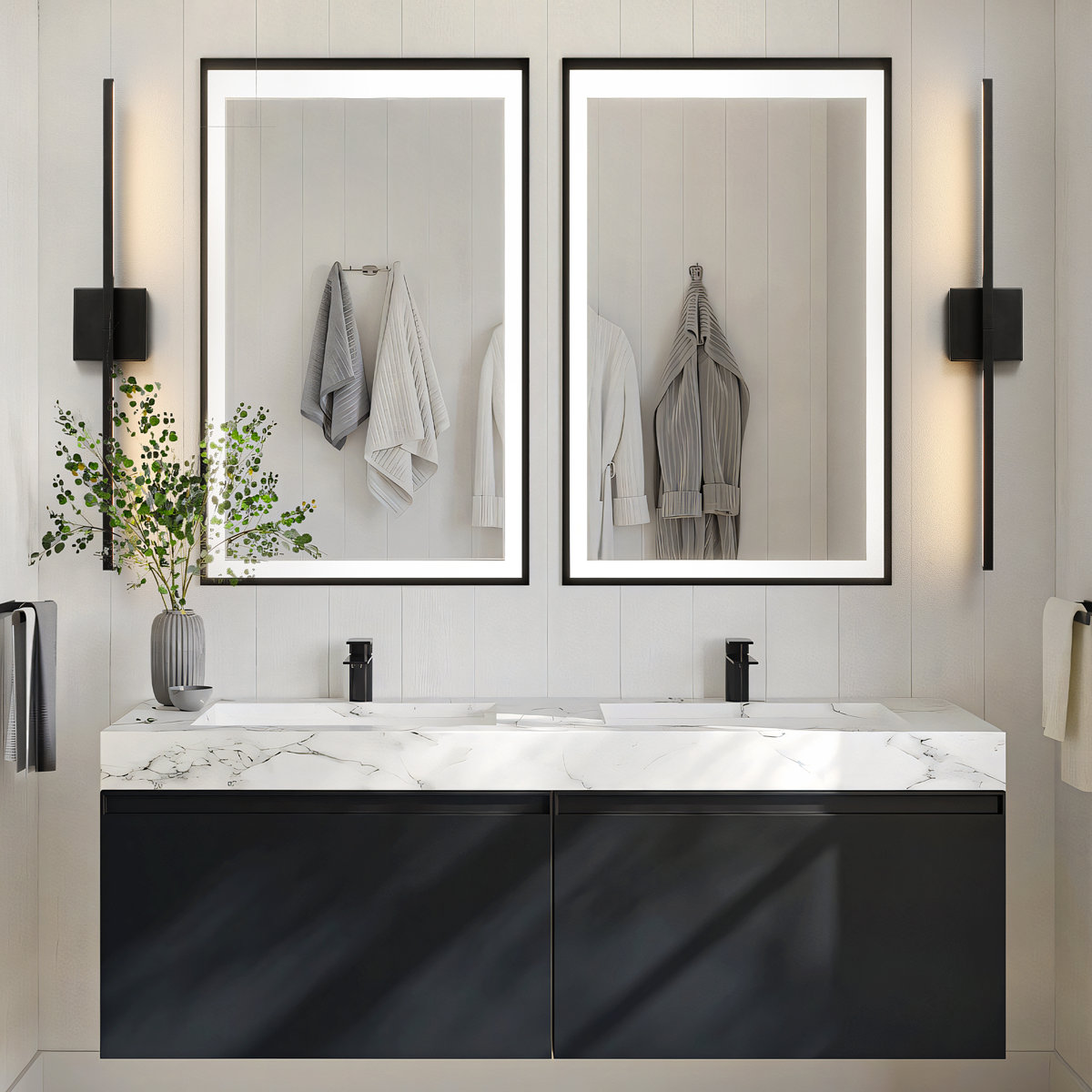 Mercer41 Jaiman 30'' 2-Light Dimmable LED Bath Bar & Reviews - Wayfair ...