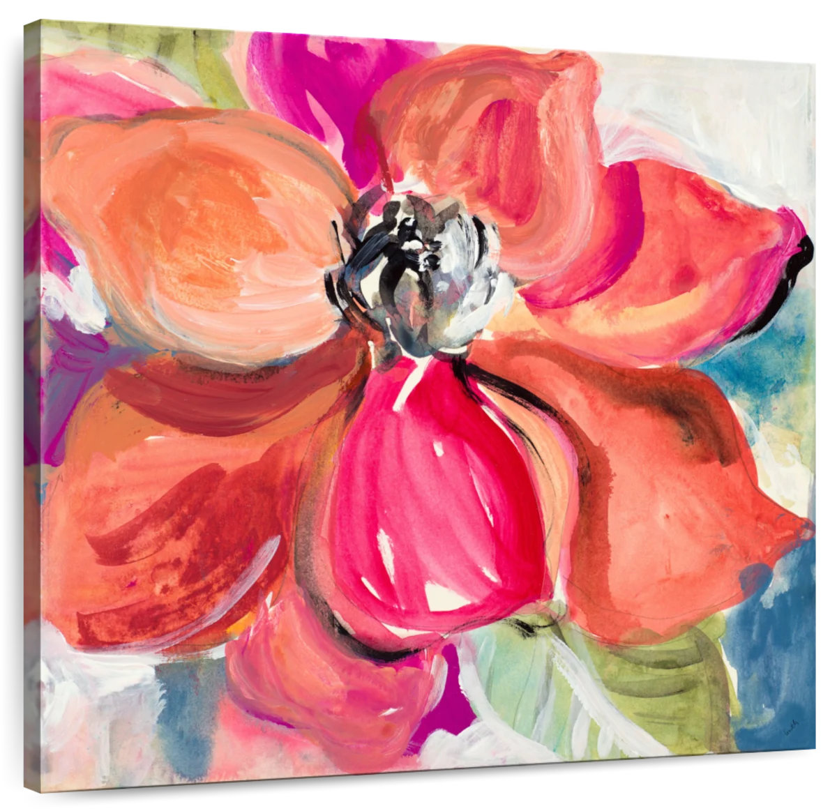 Lark Manor Harnek Living Coral Magnolia - Wayfair Canada