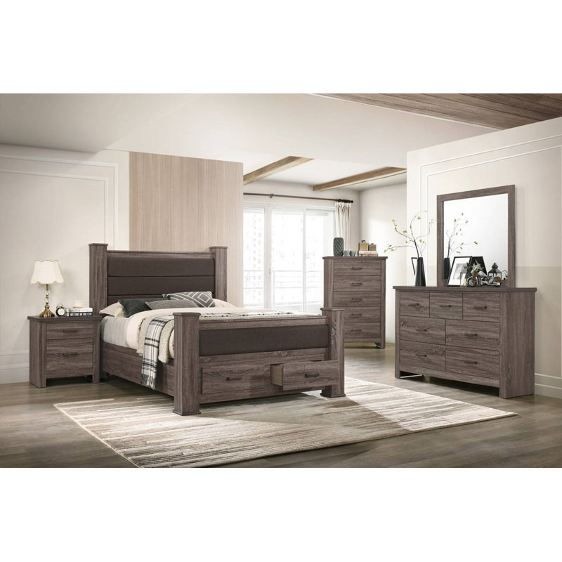 Loon Peak® Dedrea Upholstered Storage Bed 5 Piece Bedroom Set | Wayfair