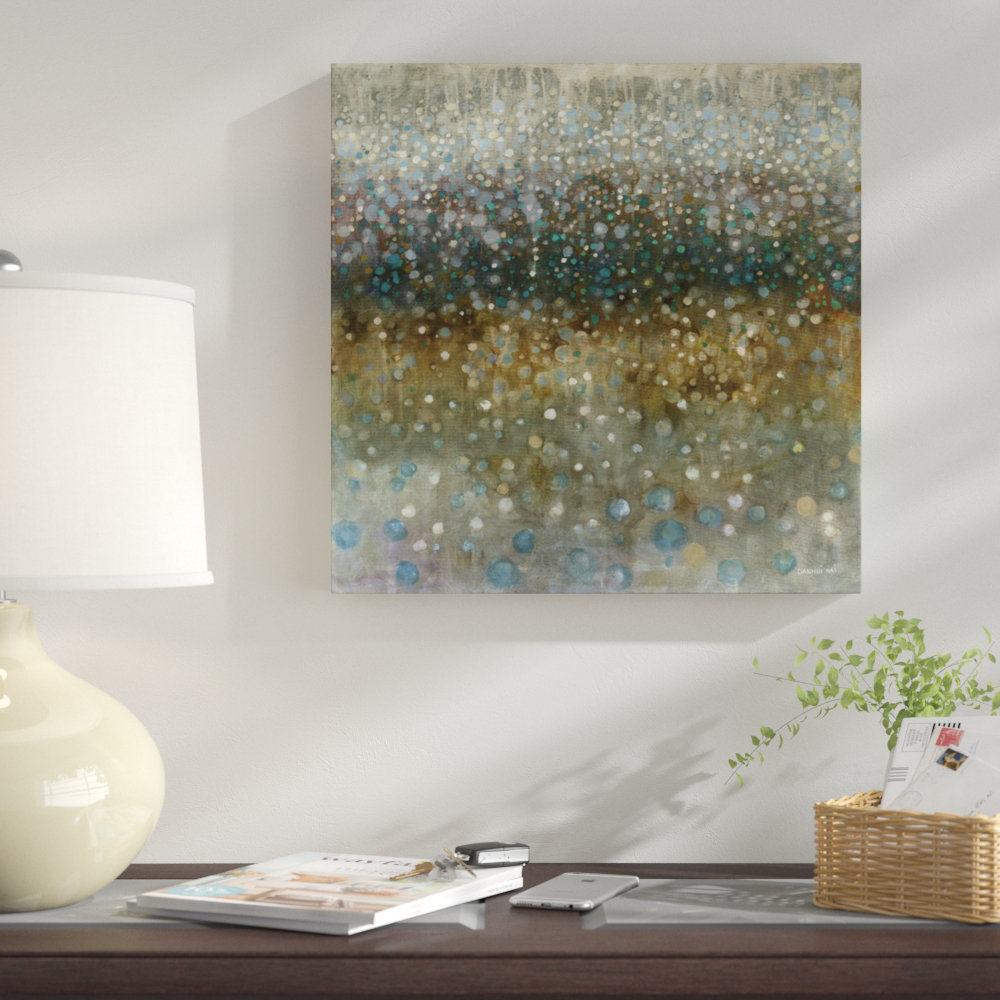 Bless international Abstract Rain On Canvas by Danhui Nai Print | Wayfair