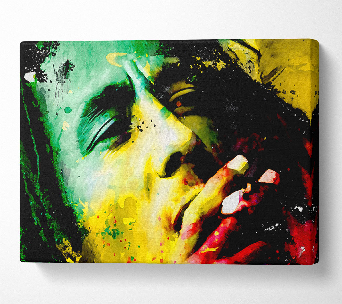 ClassicLiving Bob Marley Colours - Wrapped Canvas Art Prints | Wayfair ...