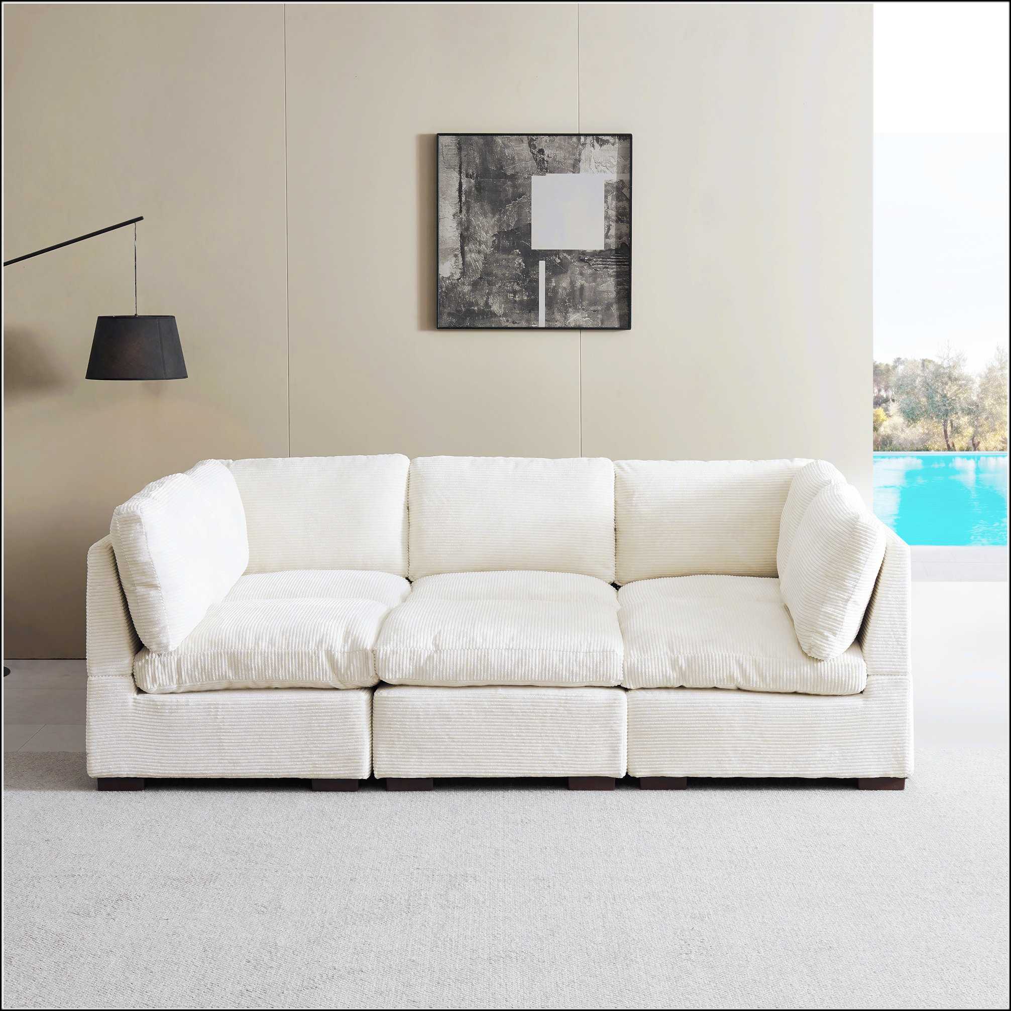 Latitude Run® Convertible Modern Luxury Sectional Sofa Couch - Wayfair ...