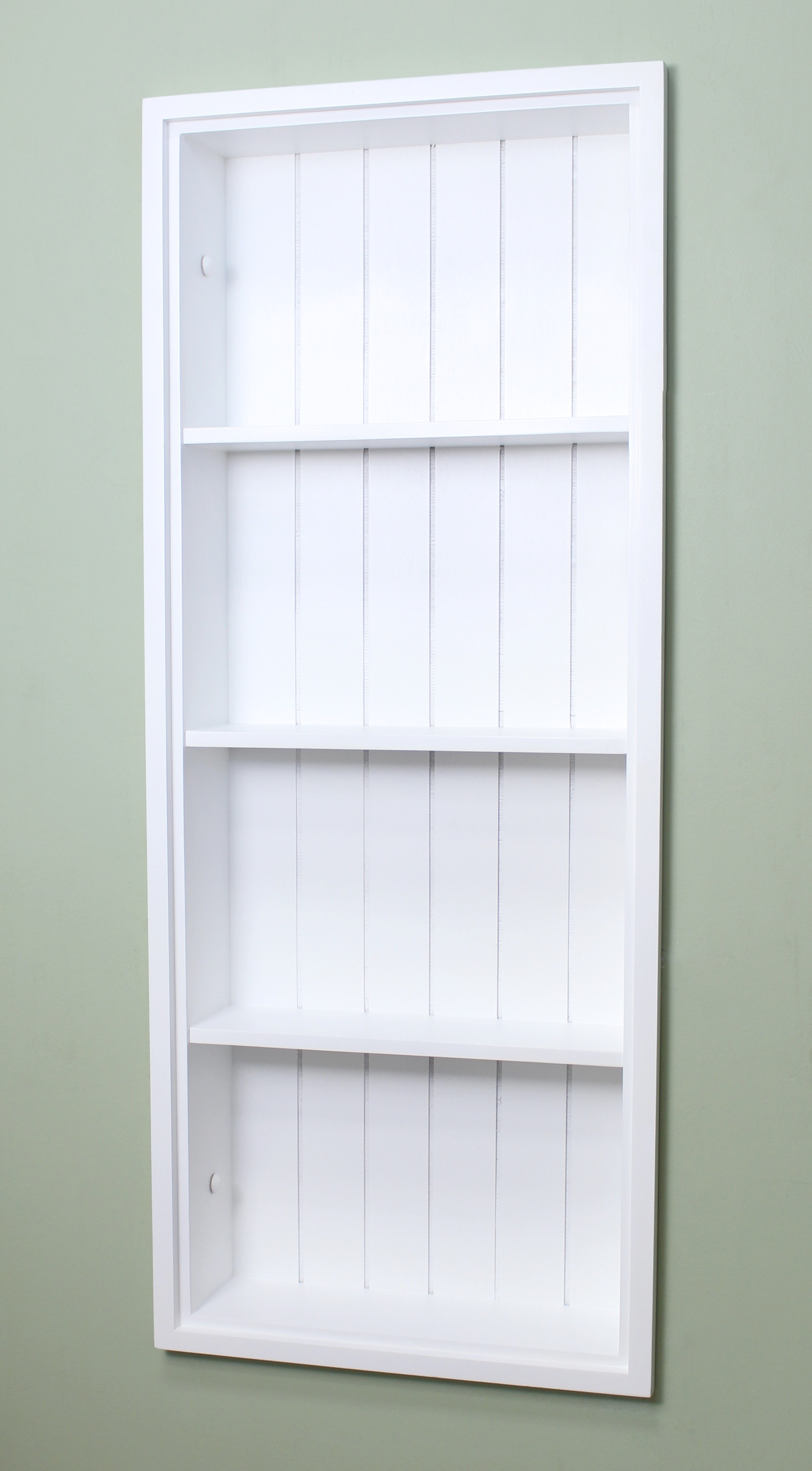 Fox Hollow Furnishings 14X36 Sloane Recessed Wall Niche With Beadboard ...