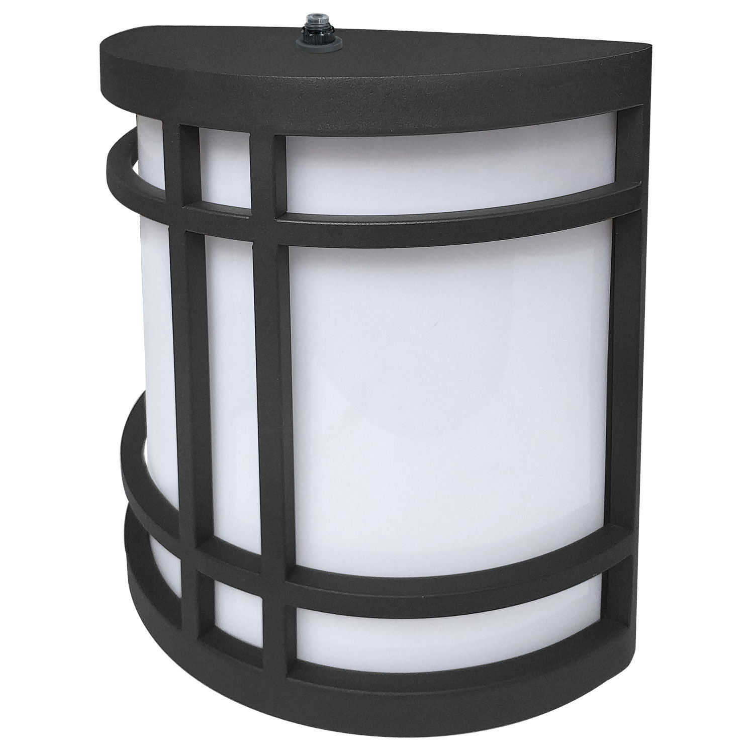 Latitude Run® Felisita Black 10.25" H Integrated LED Outdoor Flush ...