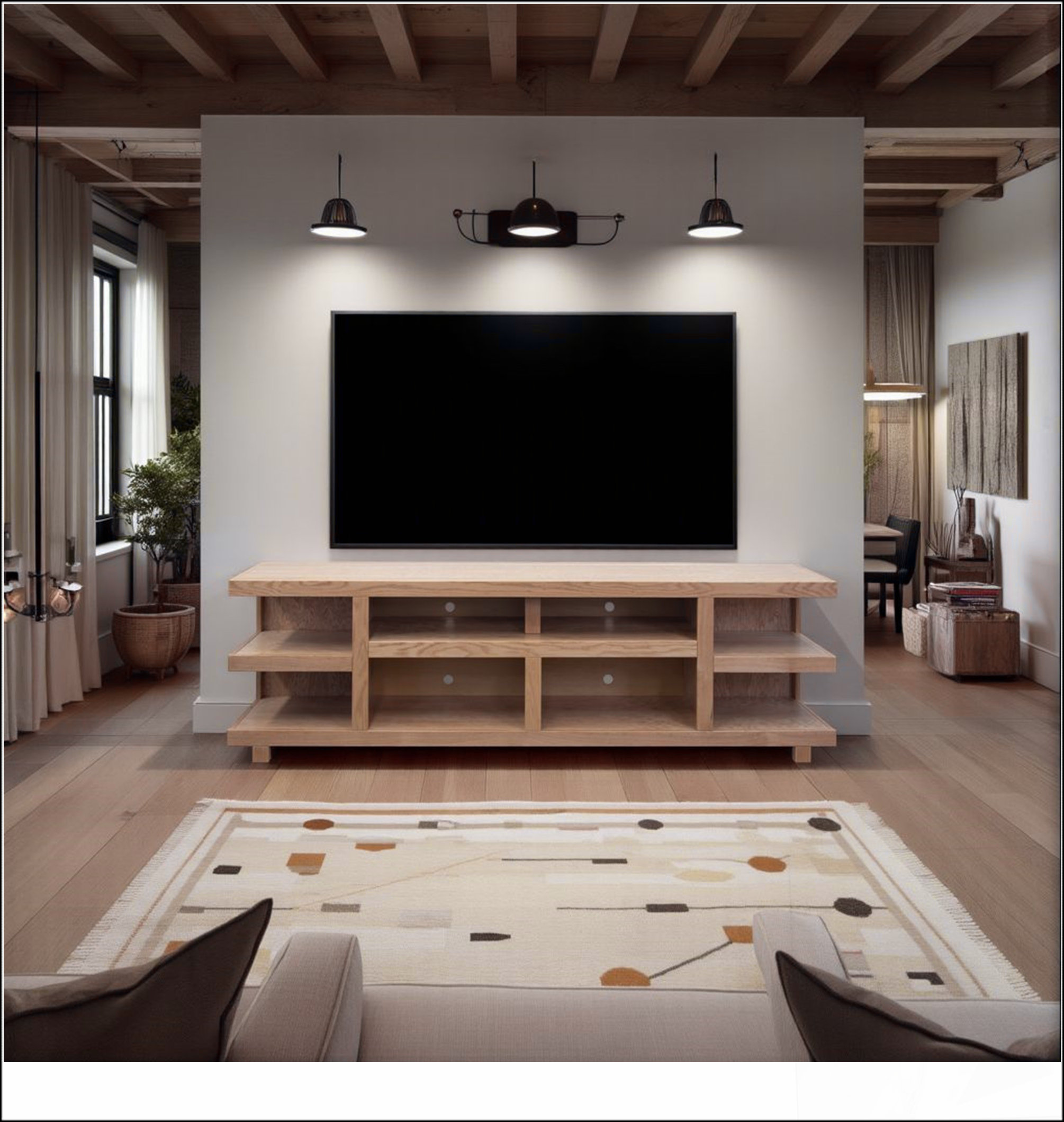 Corrigan Studio Laurel Canyon 85 inch TV Stand for TVs up to 95 inches ...