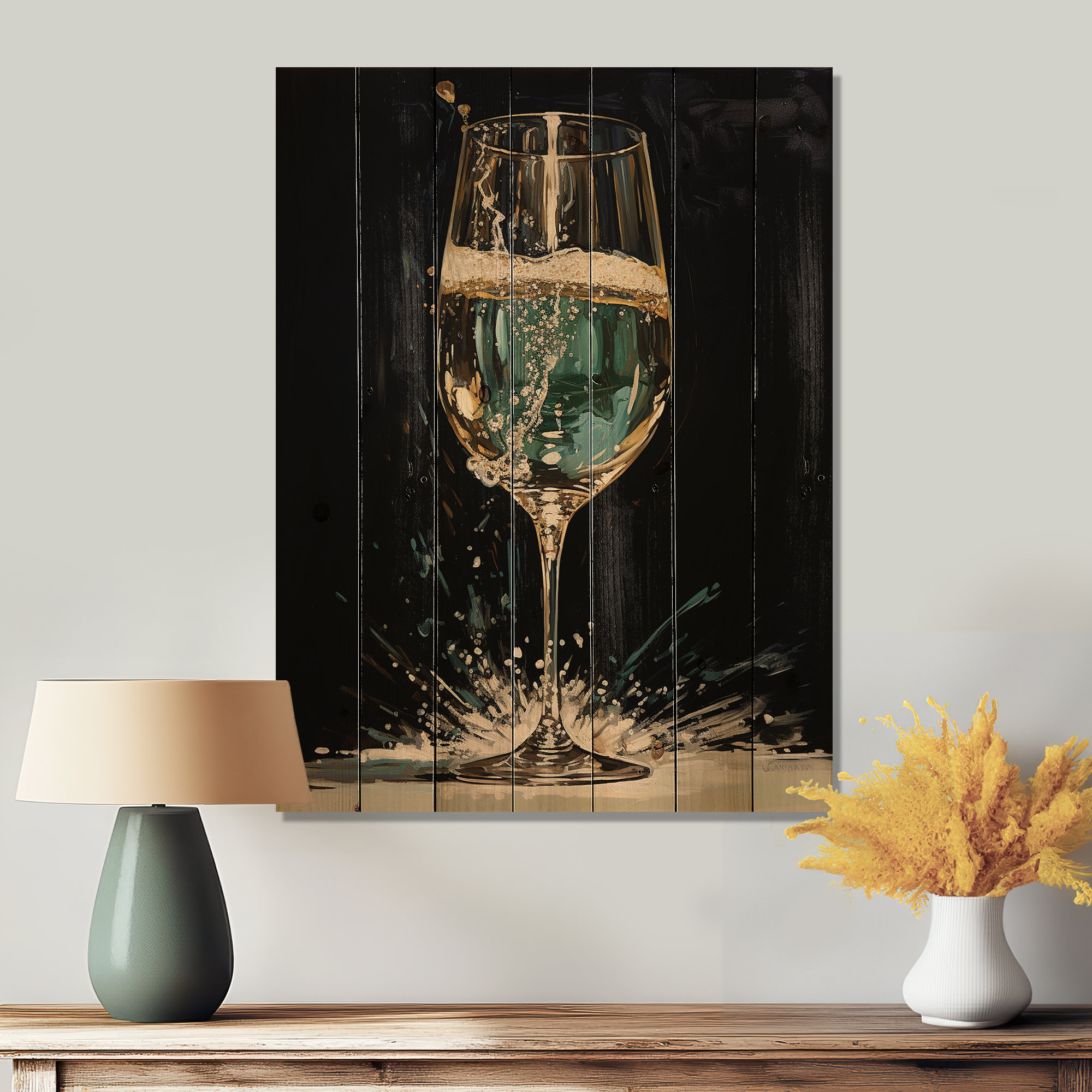 Lark Manor™ Honalee - Food & Beverage Wood Wall Decor On Natural Pine ...