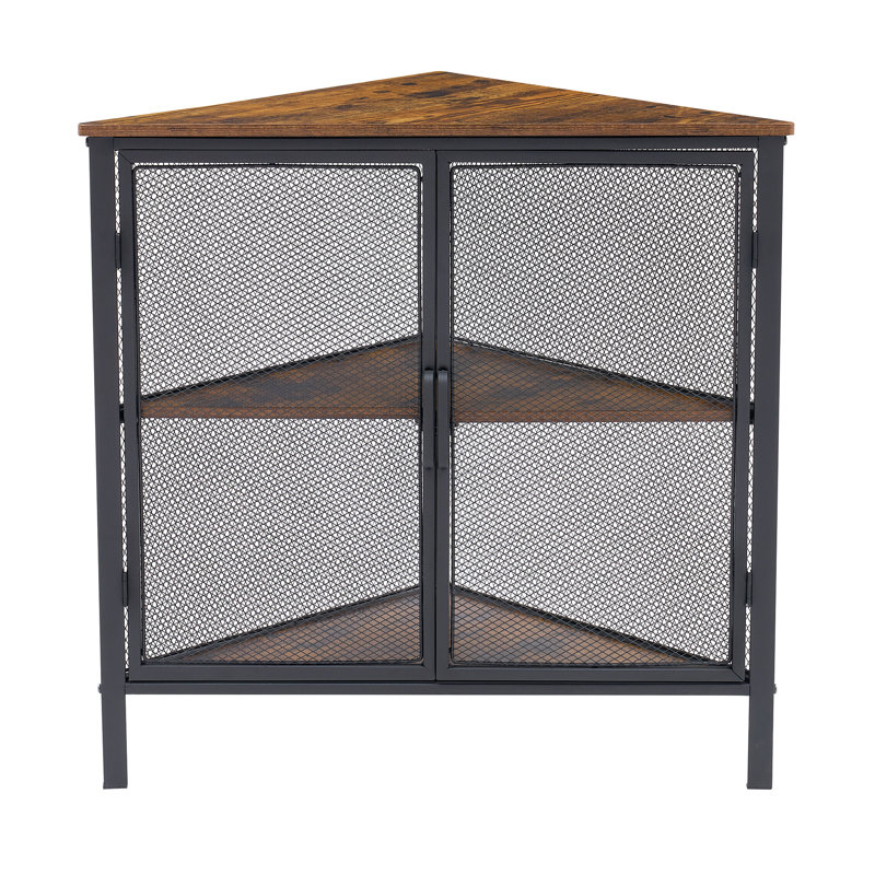 Trent Austin Design® Kempst 2 Pieces Corner Storage Cabinet Set 3-Tier ...
