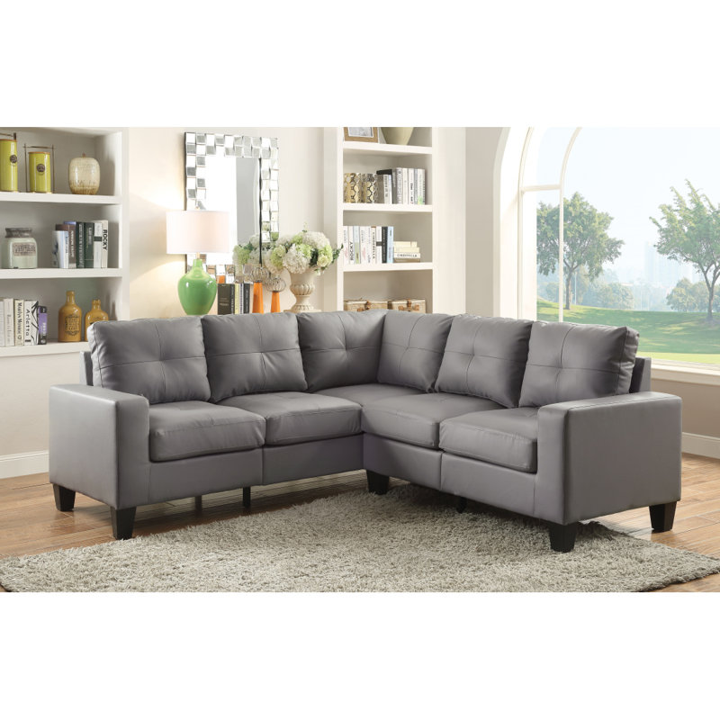 Ebern Designs Daniels Modern Sofa Glory Furniture Newbury Sectional ...