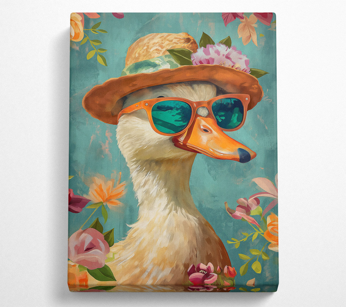 Happy Larry Orange Duck In Bloom | Wayfair.co.uk