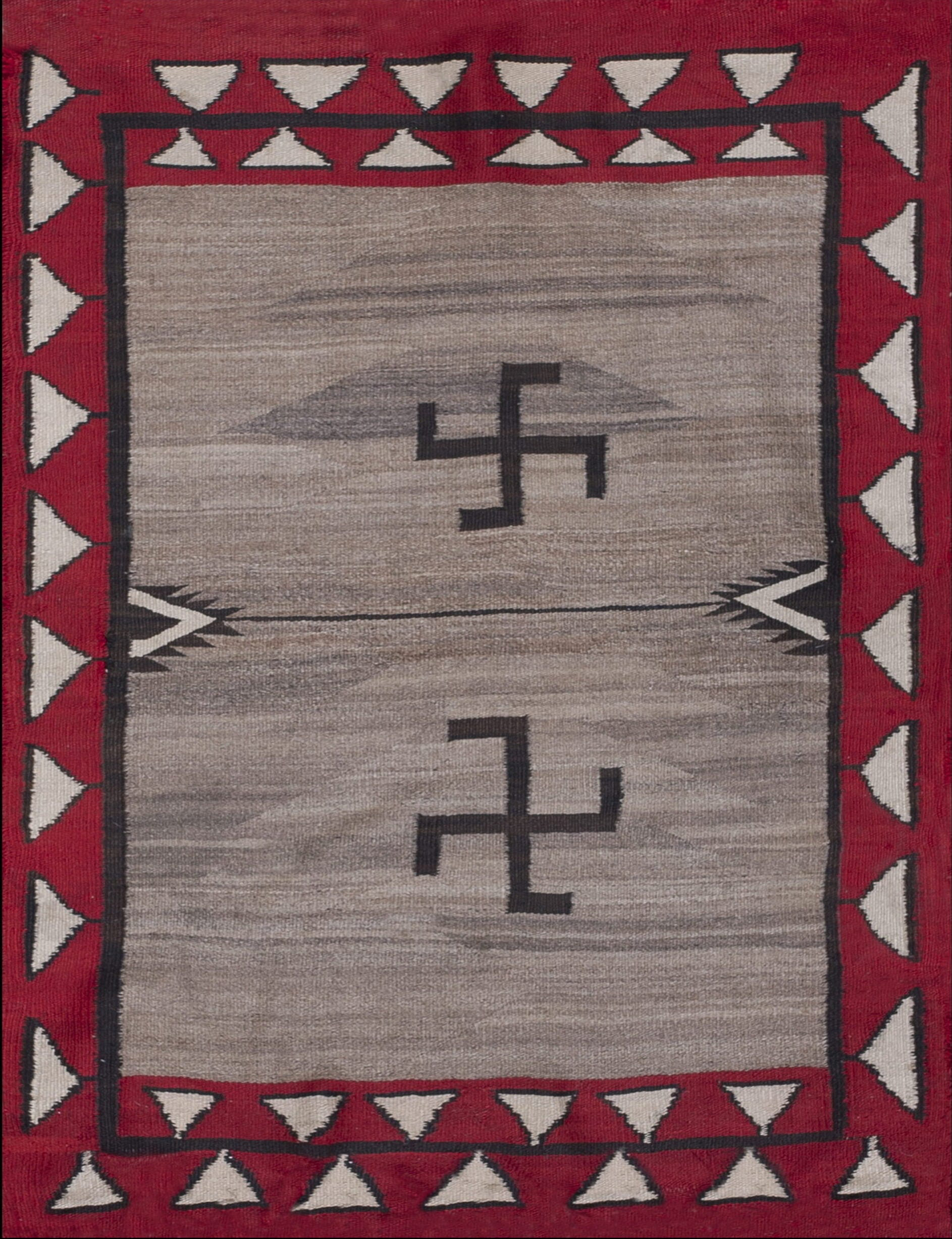 Rugs On Net Classic Tribal Antique Native American Swastika Design Flat ...