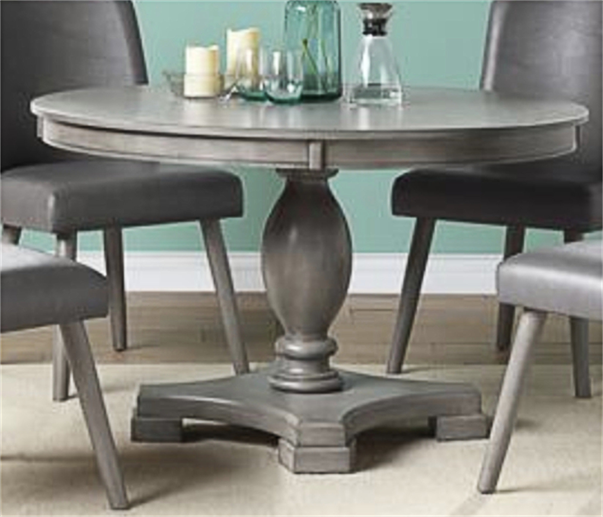 Canora Grey Waylon Grey Finish Dining Table (Only Tables, No Chairs ...