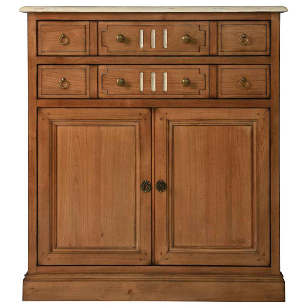 Michel Ferrand Entree Solid Wood Accent Cabinet | Wayfair