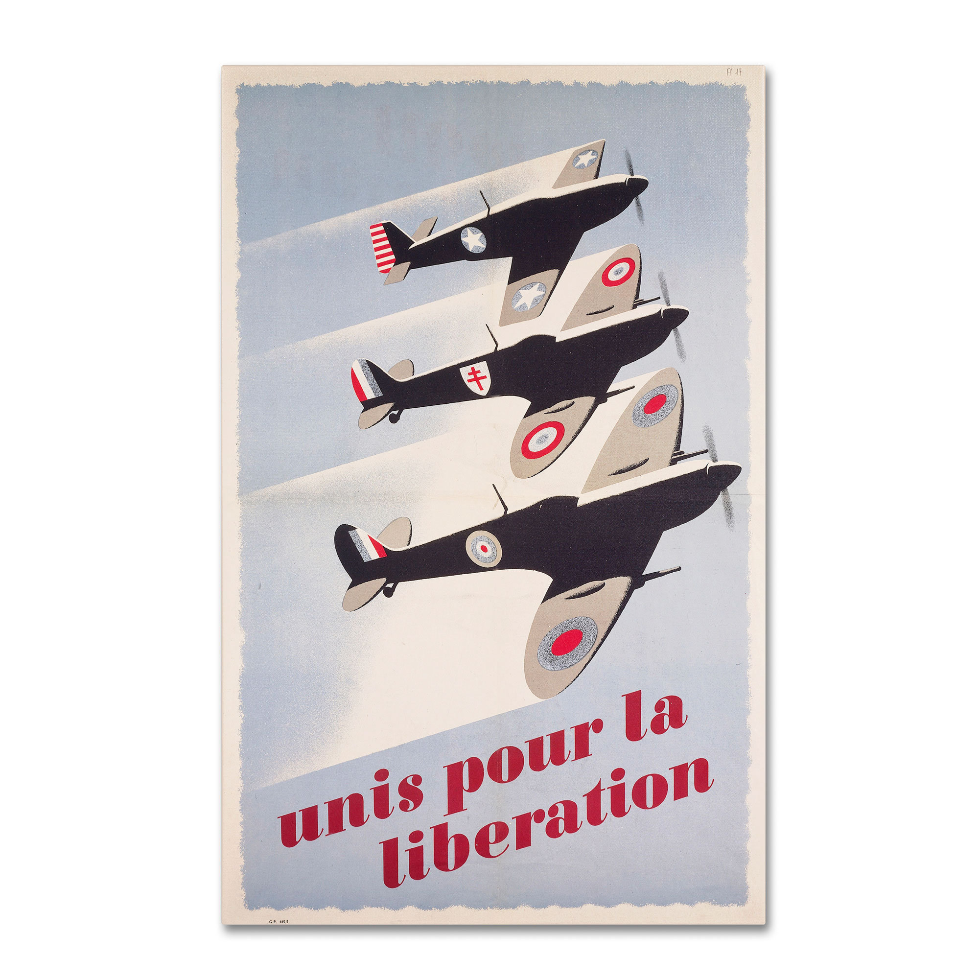 Trademark Fine Art 'Propaganda Poster for Liberation' Advertisements on ...