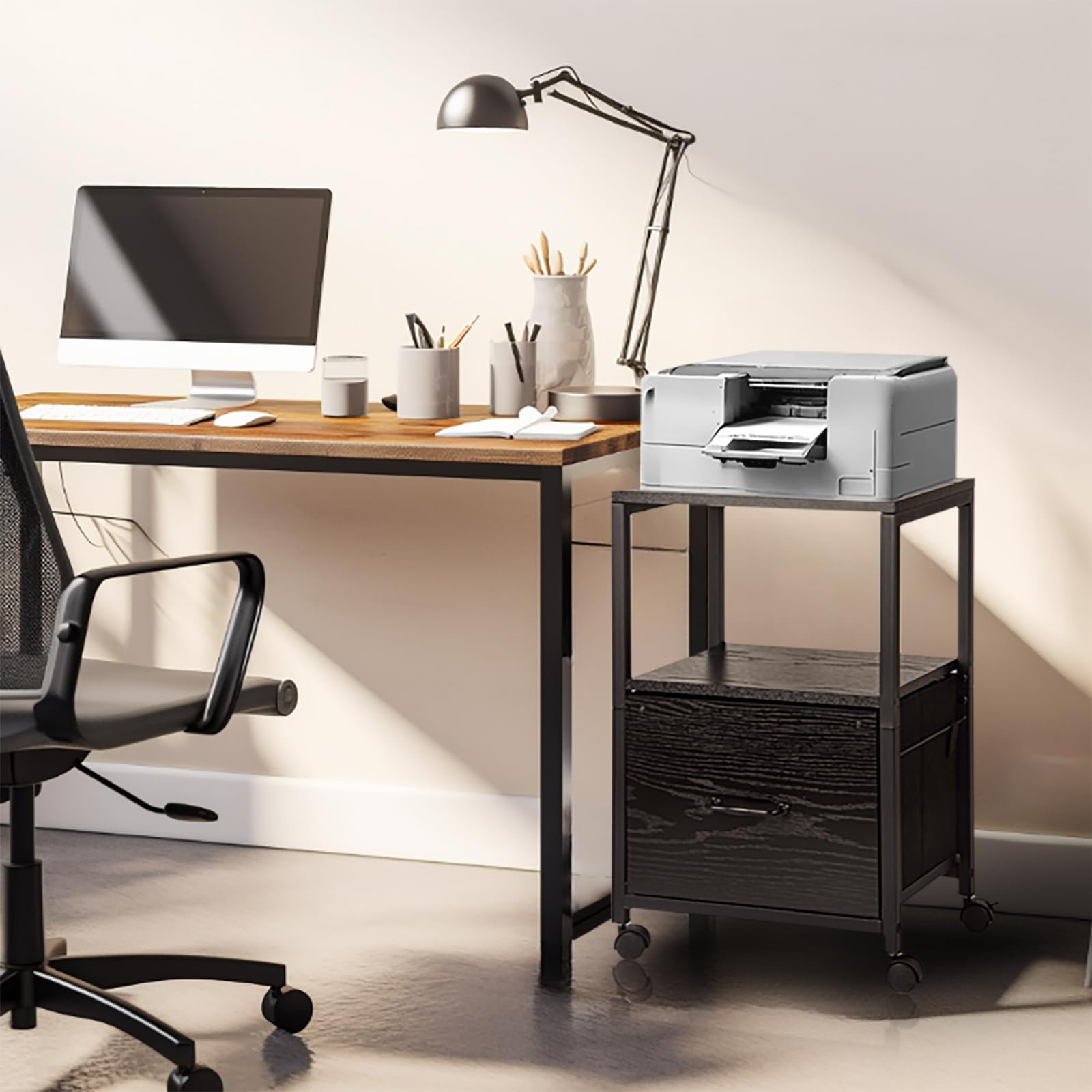 Two trees make a forest 2 Tier Mobile Under Desk Home Printer Stand ...