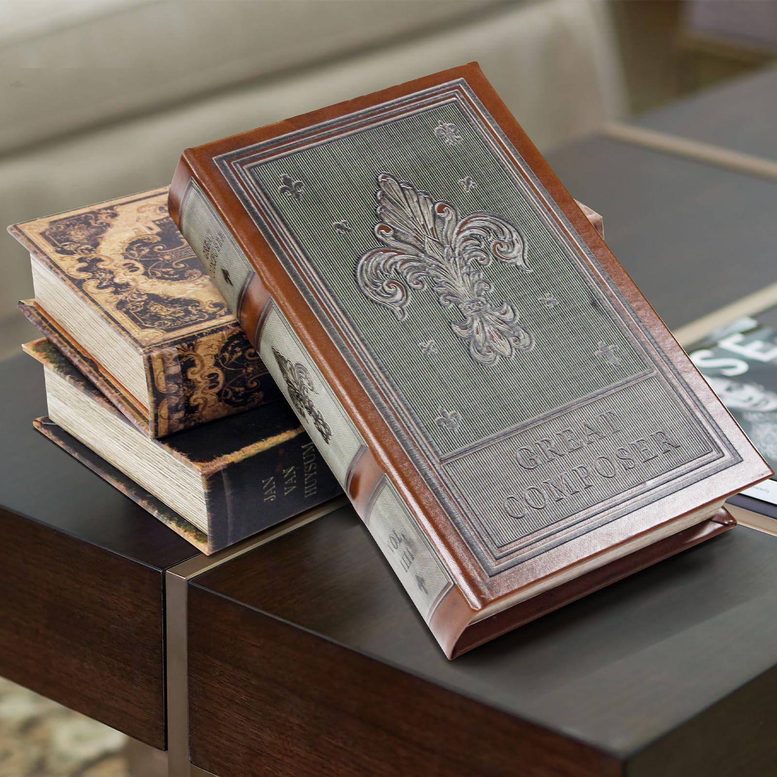 Alcott Hill 3D Relief Large Decorative Book Box - Wayfair Canada