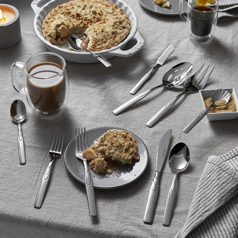 HENCKELS Rapture 45-Piece Flatware Set & Reviews | Wayfair