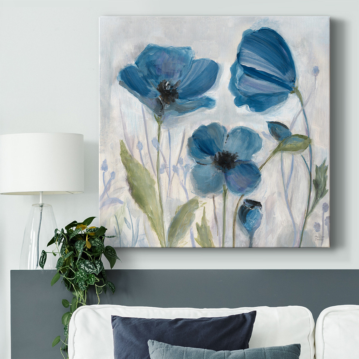 Winston Porter Poppy Dance II On Canvas Print | Wayfair