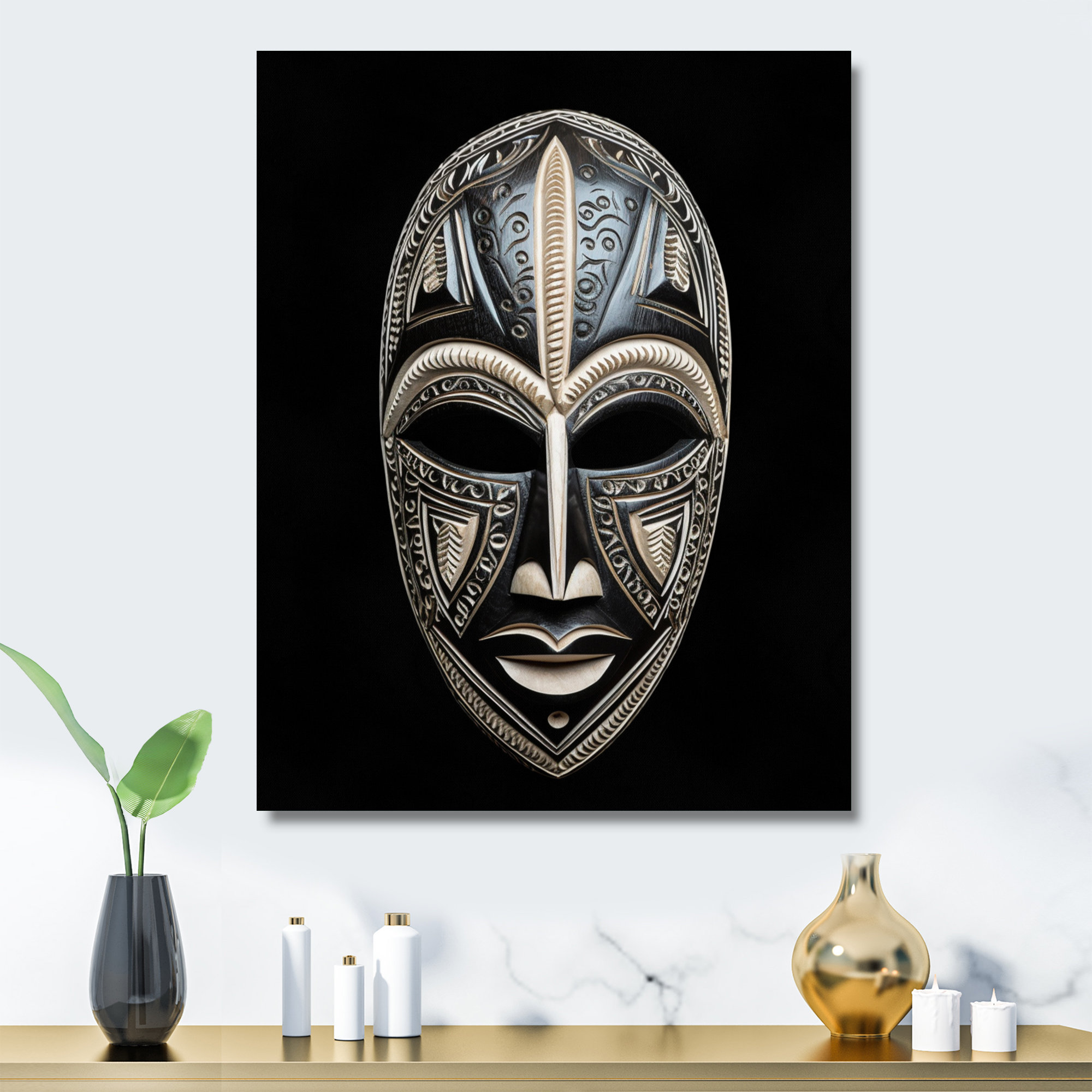 Bungalow Rose Ethnical Traditional African Mask XVI - African Tribal ...