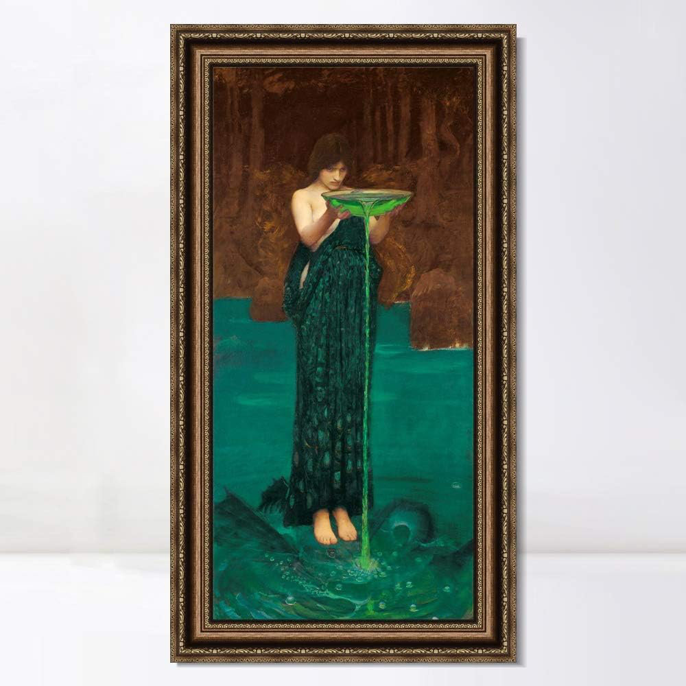 Red Barrel Studio Framed Canvas Art Giclee Print Circe Invidiosa 1892 ...