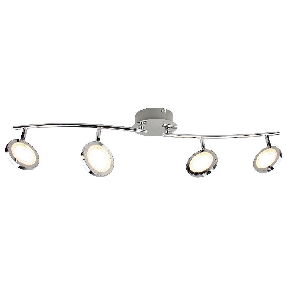 Orren Ellis Sanel 4 - Light 30.7" Cluster Circle LED Directional ...