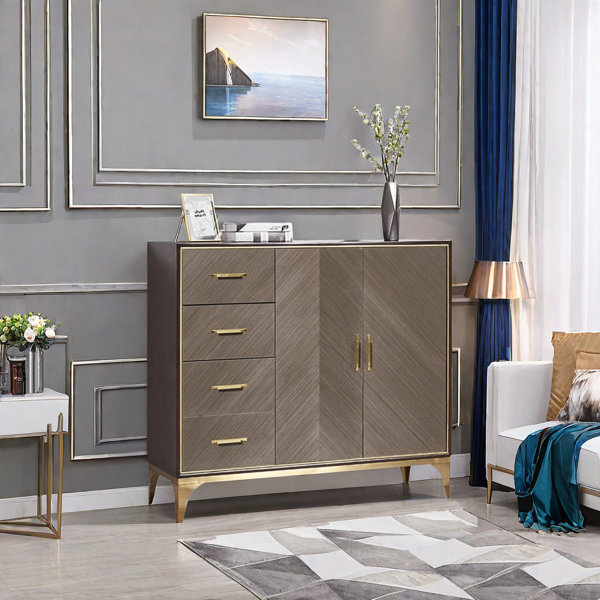 BEMA STONE LLC Nordic Simple Accent Cabinet Accent Cabinet - Wayfair Canada