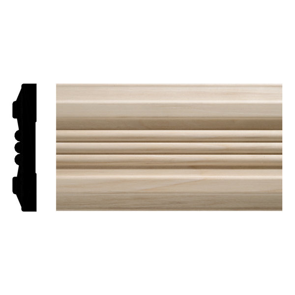 Ornamental Mouldings 2.5625 In. D X 4 In. W X 82 In. L Unfinished ...