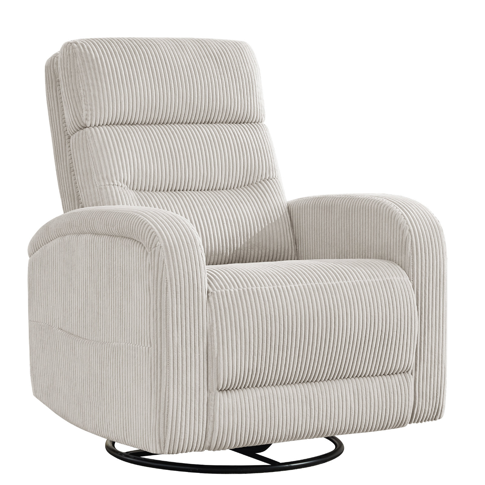 Latitude Run® Modern Swivel and Rocker Glider Recliner (Set of 2) | Wayfair