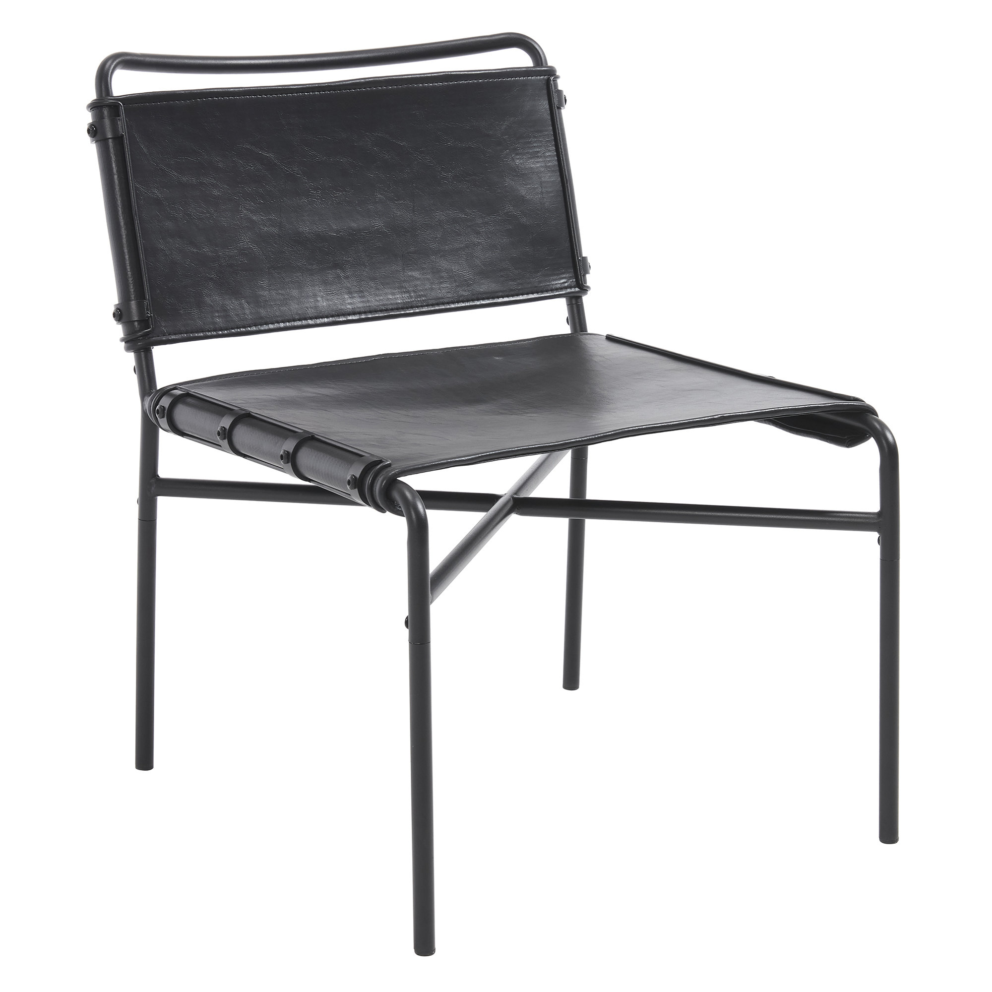 Williston Forge Retro leather leisure chair 2-piece set - Wayfair Canada