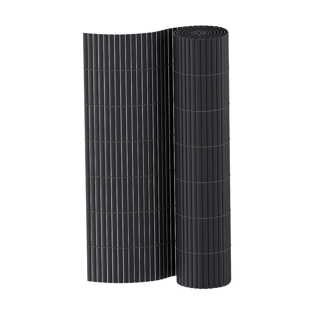 Breeins 500cm W x 100cm D Foldable PVC Privacy Screen Outdoor Fence ...