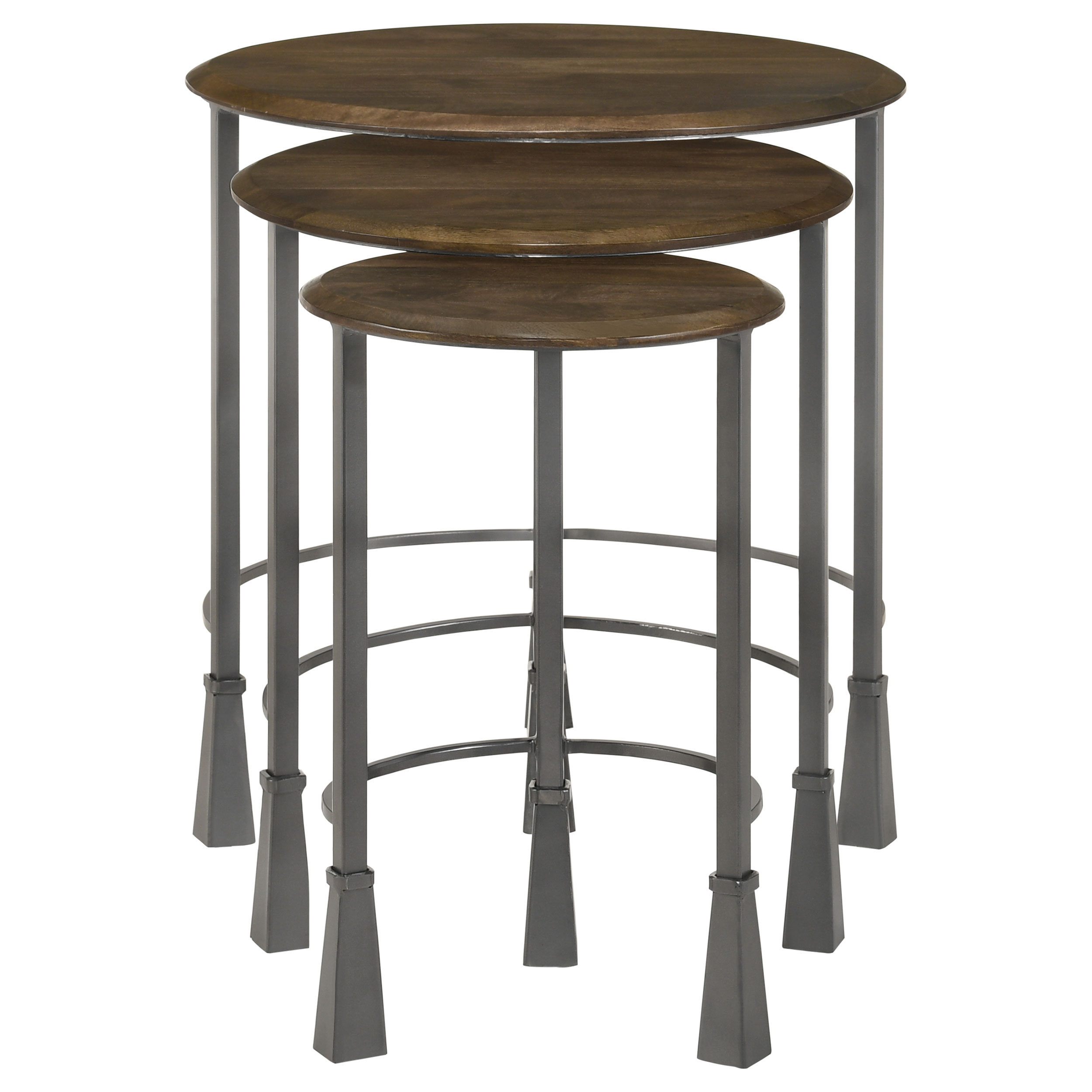 Williston Forge Katelijn Solid Wood Top Nesting Tables | Wayfair