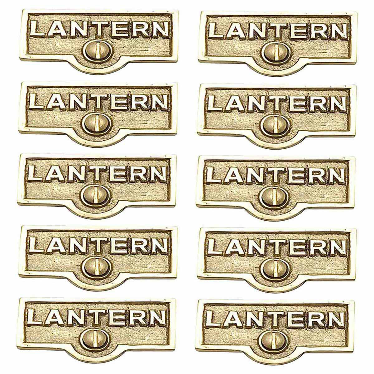 The Renovators Supply Inc. Switch Tags Lantern Name Signs 1-Gang Rocker ...