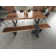 Union Rustic Lemay Solid Wood Top Metal Base Dining Table & Reviews ...
