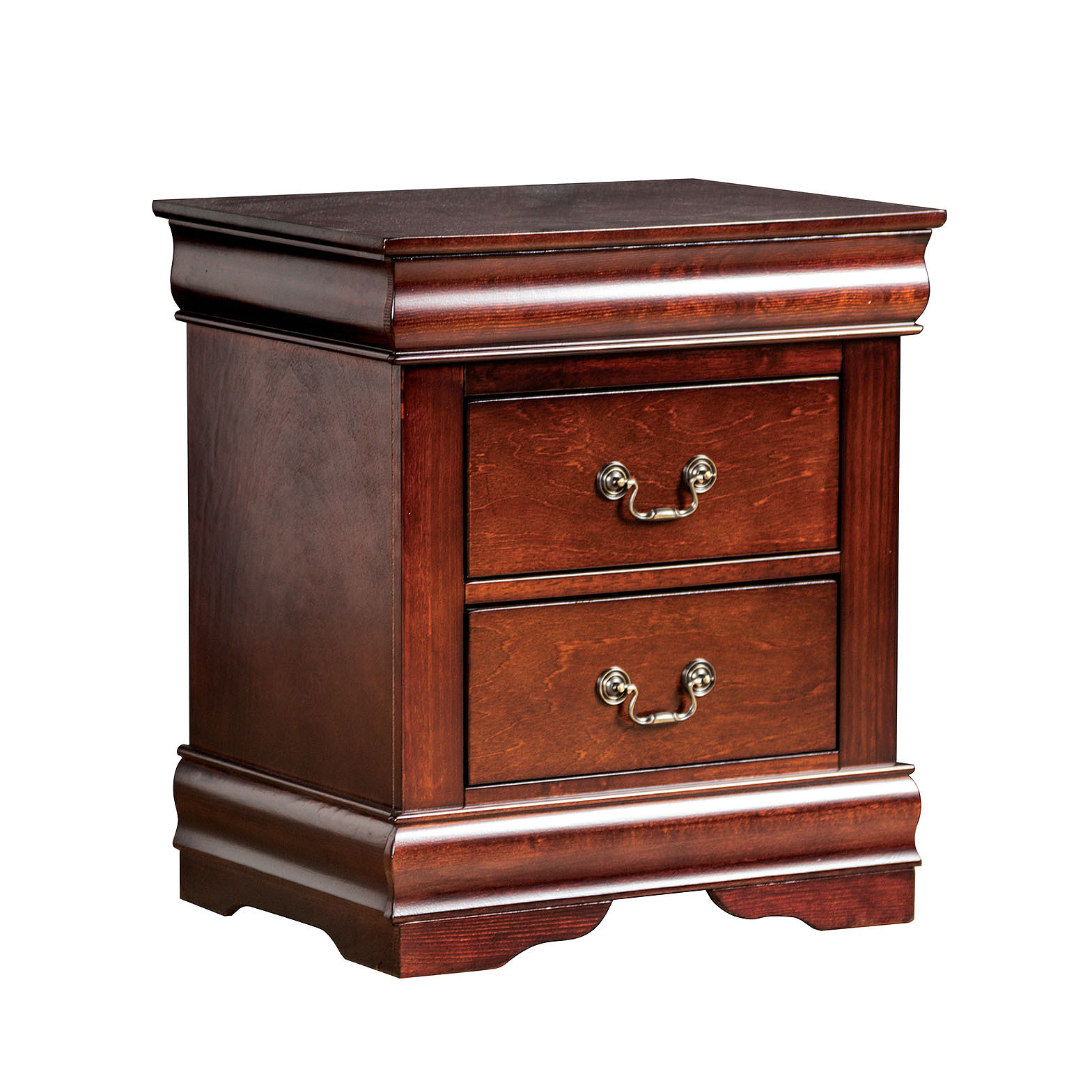 Ivy Bronx Nightstand 1pc Bracket Legs Dovetail Drawers Hanging Handles ...