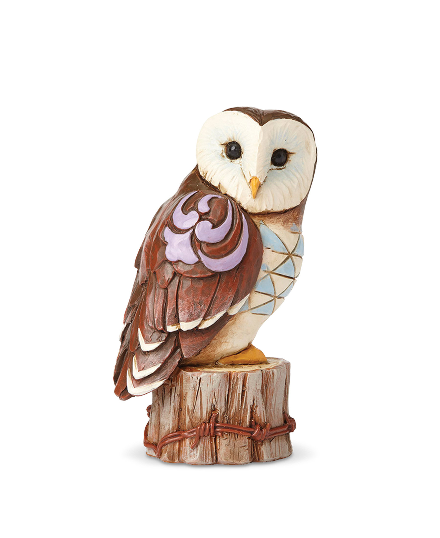 Jim Shore Heartwood Creek Owl Mini Figurine 3.5in H | Wayfair