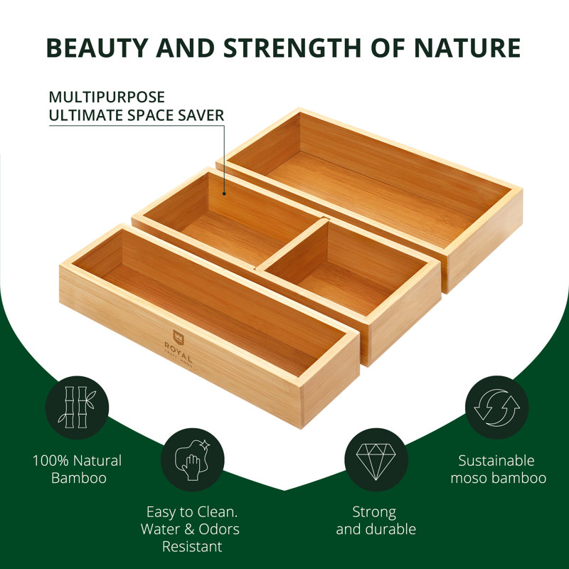 Royal Craft Wood Drawer Organizer & Reviews | Wayfair