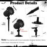The Holiday Aisle® Halloween Projector Lights Outdoor Indoor, Dynamic ...