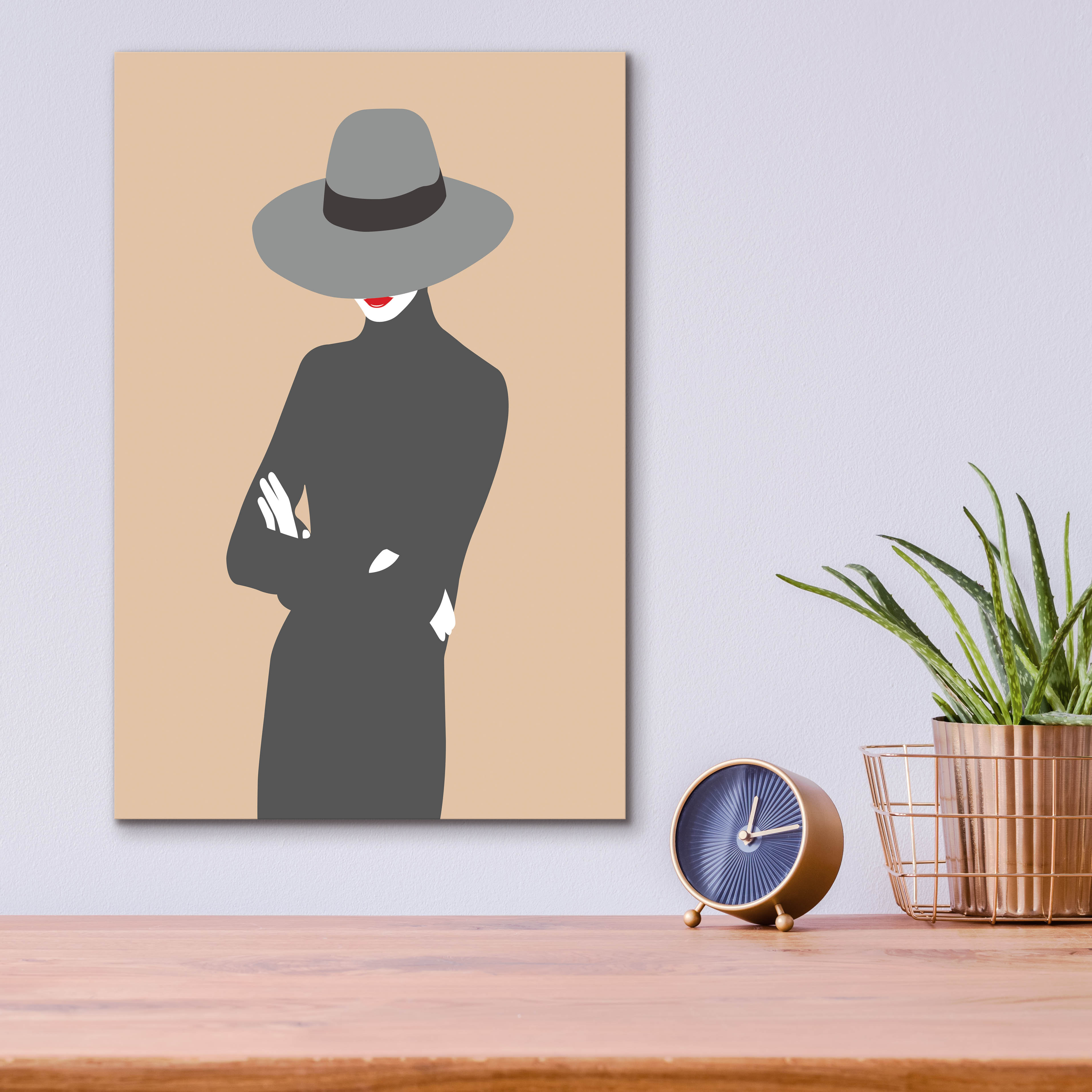 Mercer41 'Lady 5' by Sean Salvadori, Acrylic Glass Wal Art | Wayfair