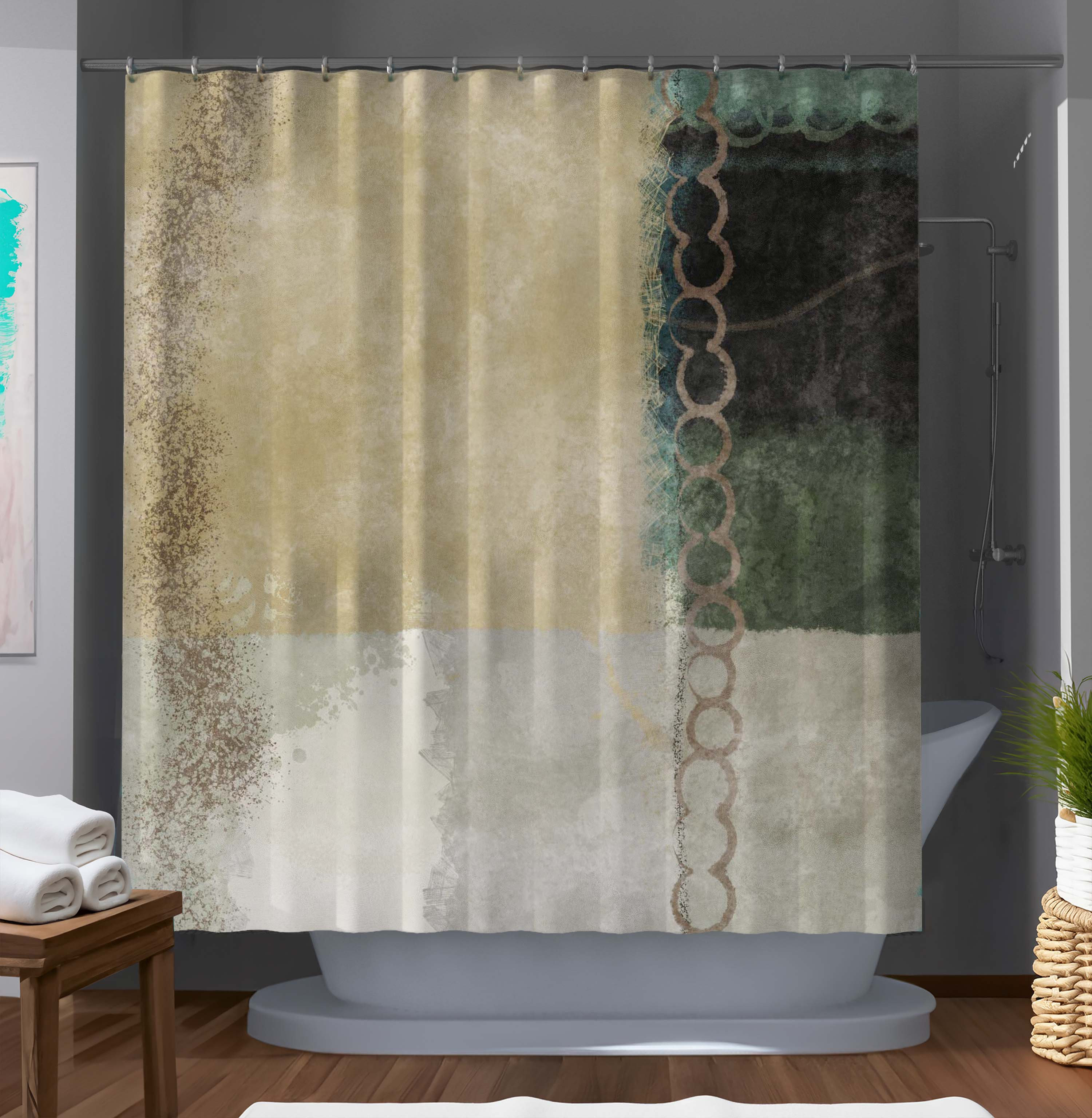 East Urban Home Smiles Dreamy Shower Curtain | Wayfair