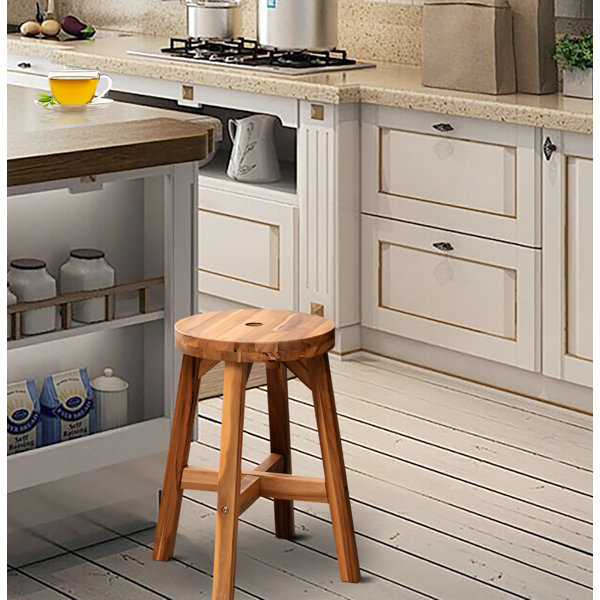 Round-wooden-stools | Wayfair