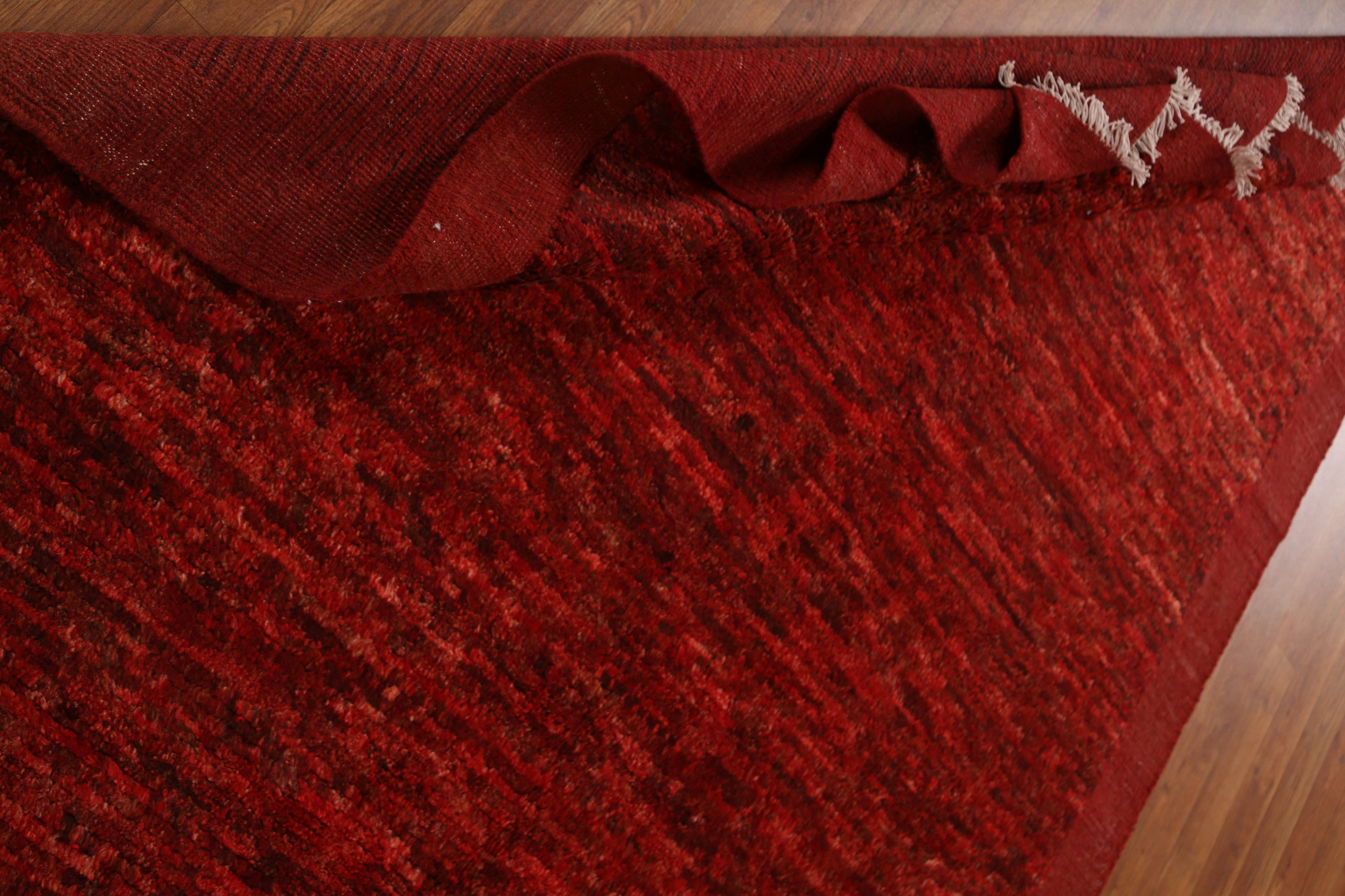 Rugsource All-Over Red Moroccan Area Rug Handmade 6X8 | Wayfair