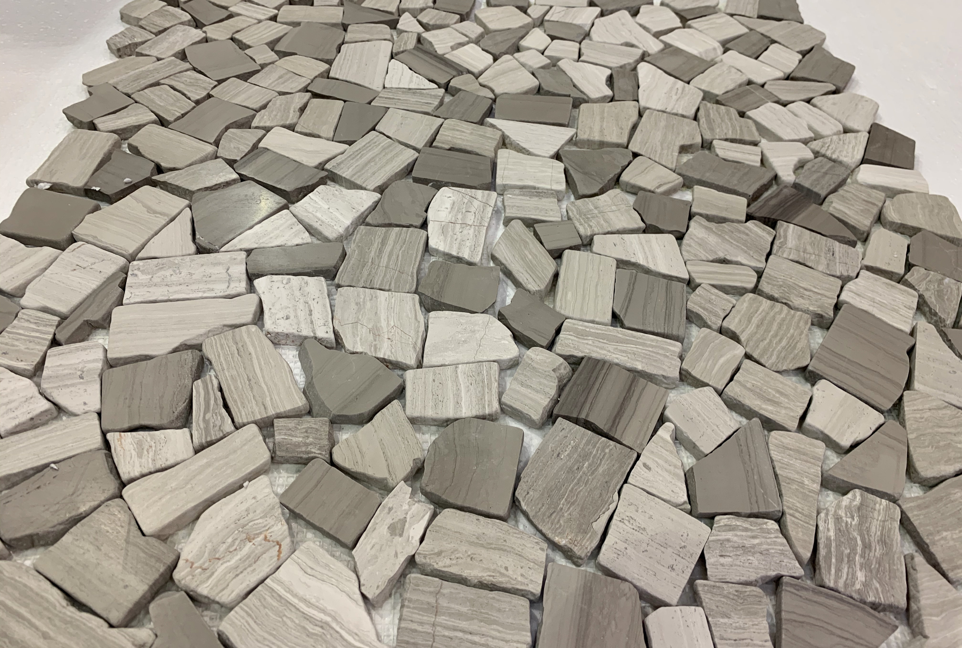 FuStone Rustic Birch Random Sized Marble Mosaic Wall & Floor Tile | Wayfair