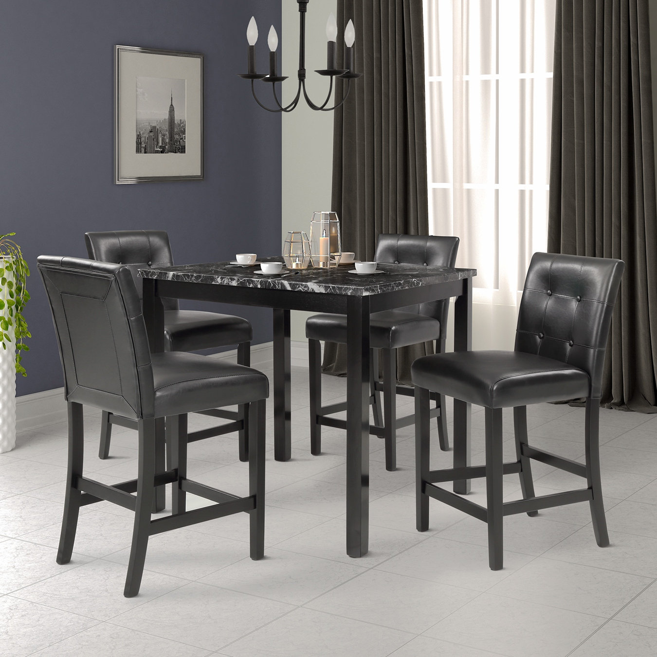 Red Barrel Studio® Taejuan 5 - Piece Dining Set | Wayfair