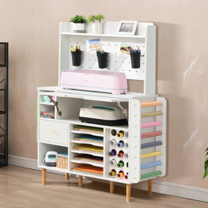 Latitude Run® Craft Storage Organizer Compatible with Cricut Machines ...