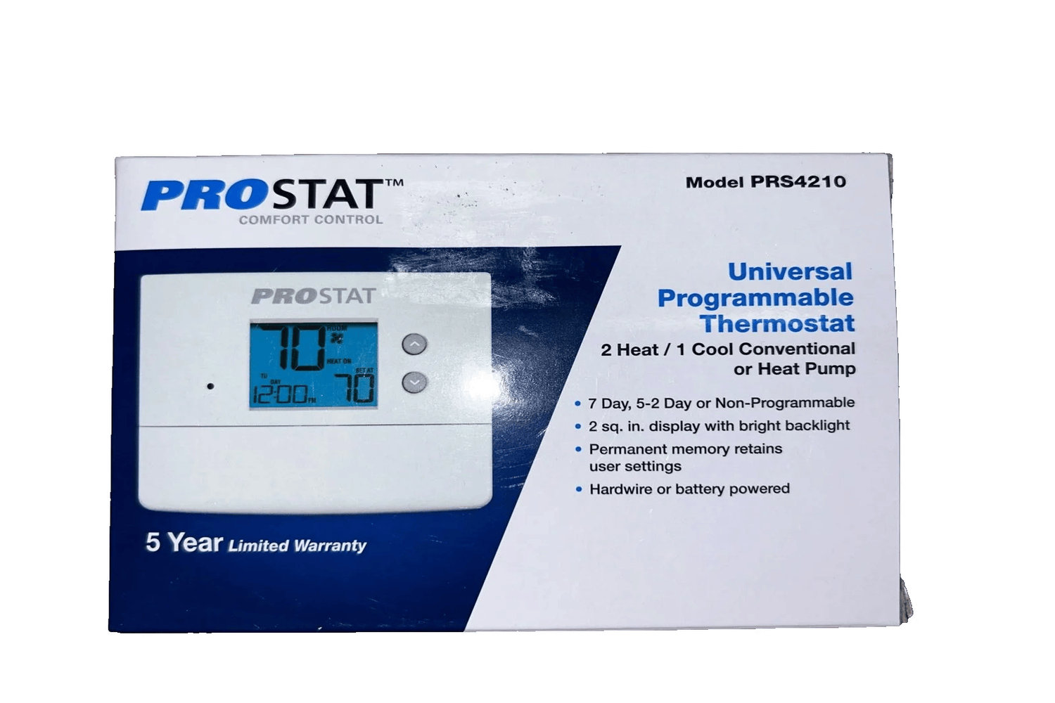 AC PARTS STORES INC Thermostat programmable universel Prost Prs4210 ...