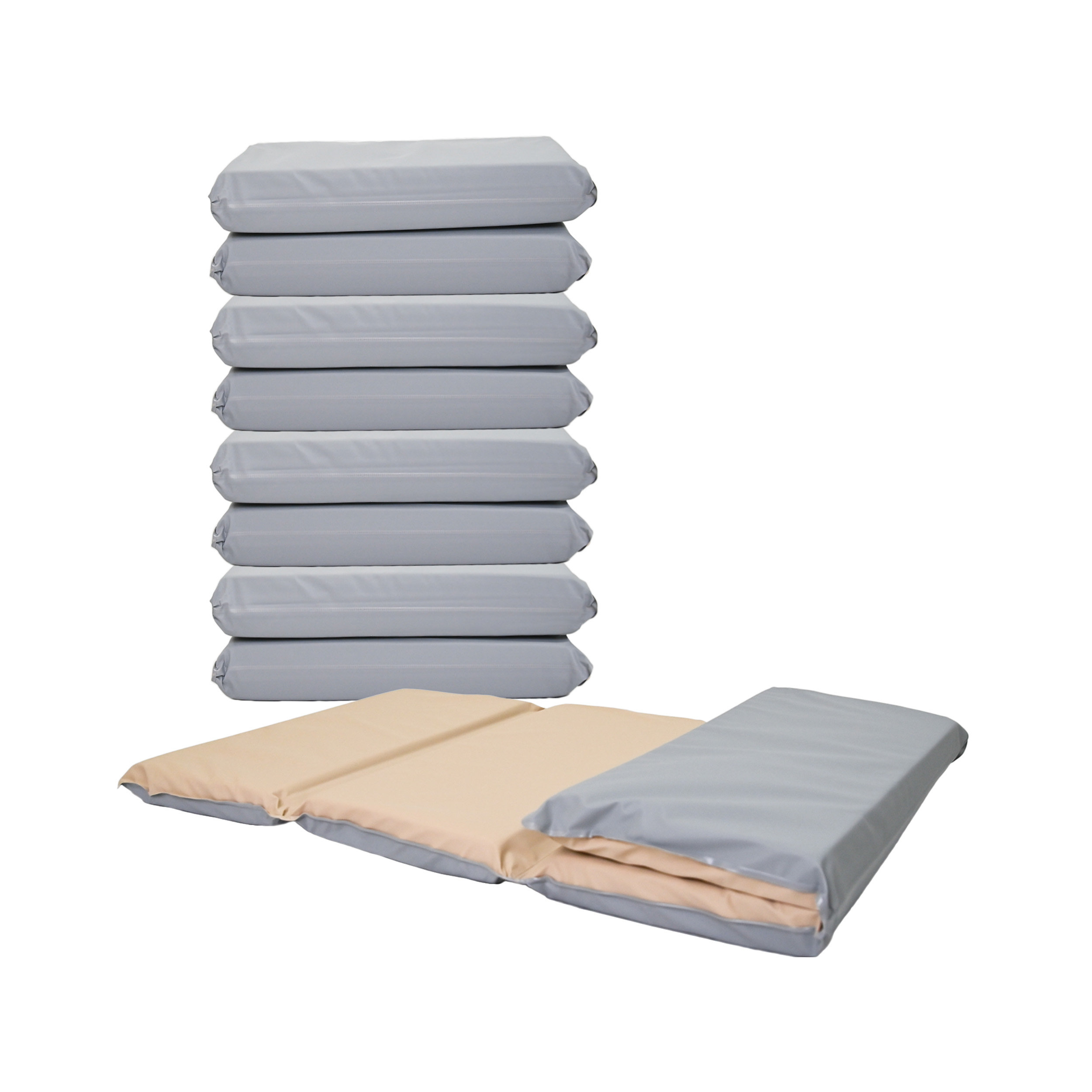 Children's Factory 2" Angels 4 Section Folding Rest Nap Mat - Set Of 5 ...
